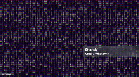 Garis Aliran Kode Biner Yang Salah Latar Belakang Pengkodean Komputer
