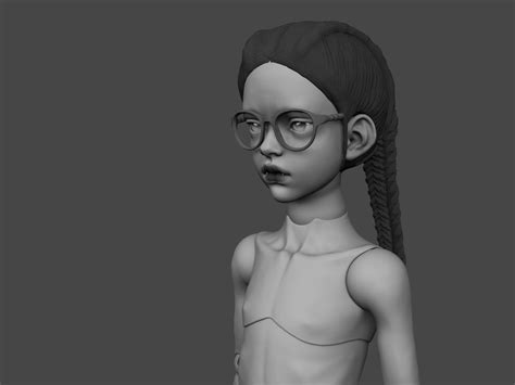 Digital Stl File Doll Glasses For 3d Printing Diy Ball Jointed Doll Accessory Etsy