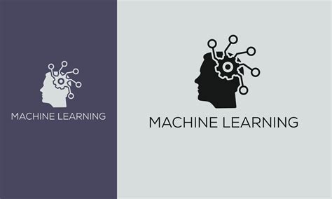 Machine Learning Glyph Icons Set Artificial Intelligence Database AI Digital Technology