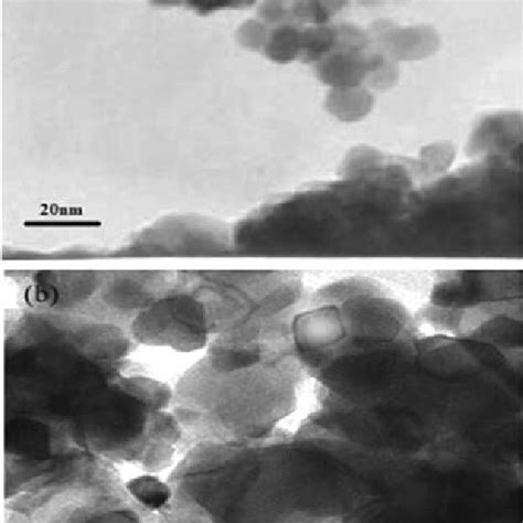 A B Shows The Tem Image Of Pure Nanostructured Titanium Dioxide Download Scientific