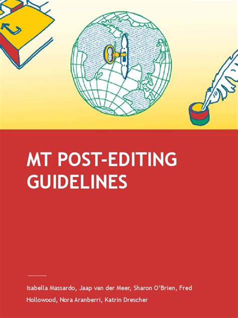 Mt Post Editing Guidelines Pdf Translations Evaluation