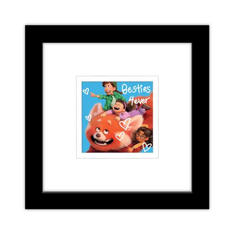 Gallery Pops Disney Pixar Turning Red Besties 4ever Framed Art Print