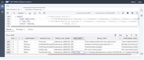 Troubleshoot Sql With Sap Hana Database Explorer Sap Tutorials