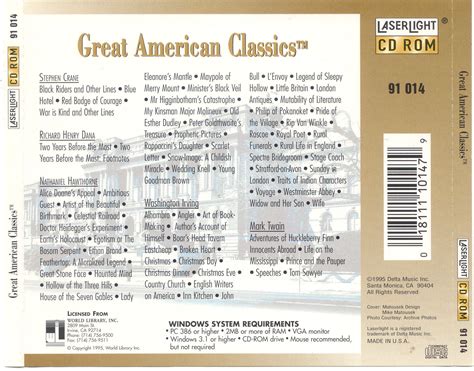 Great American Classic Books Free Download Borrow And Streaming