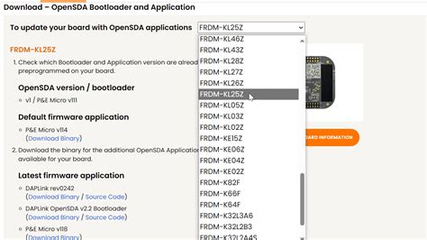 About Frdm Kl25z Board Firmware Version Nxp Community