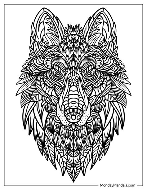 Zentangle Coloring Pages Free Printable Pdf