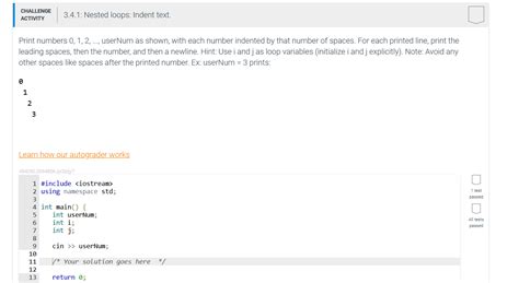 Solved Print Numbers 012 Usernum As Shown With Each