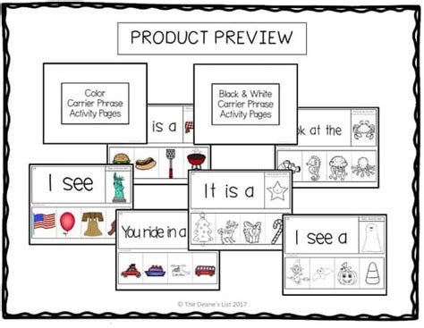 Ablls R Aligned Activities G11 Labeling Using Carrier Phrase Flip Books