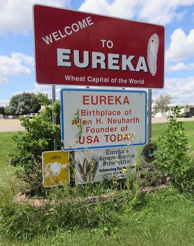 Welcome To Eureka Sign Eureka South Dakota Eureka Sout… Flickr