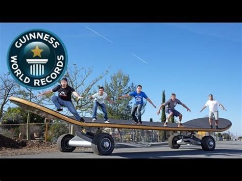 Worlds Largest Skateboard Guinness World Records Guinness World