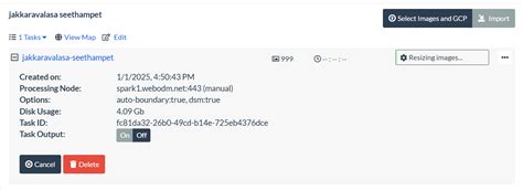 Processing Images Webodm Opendronemap Community