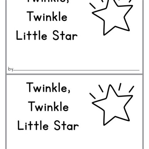 Twinkle Twinkle Little Star Coloring Page