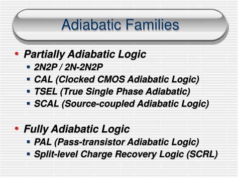 Ppt Adiabatic Logic Circuit For Biomedical Applications Powerpoint