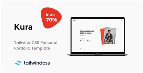 Kura Tailwind Css Personal Portfolio Template Graphicfort