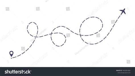 Dashed Line Following Trail Images Stock Photos Vectors Shutterstock