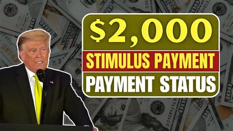 2 000 Stimulus Payment Update Who Really Gets It When It Pays And