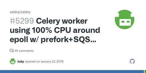 Celery Worker Using 100 Cpu Around Epoll W Preforksqs But Still