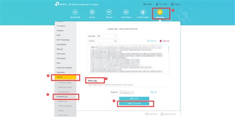 How To View And Save System Log Of TP Link Wireless Router