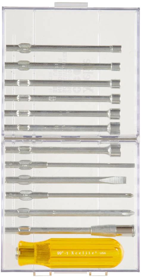 Xcelite 99ps50 13 Piece Series 99 Compact Screwdriver And Nutdriver Set