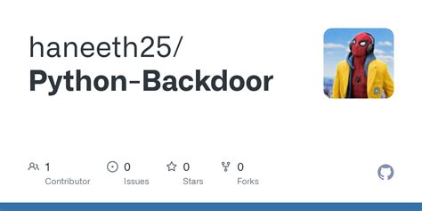 Github Haneeth25python Backdoor