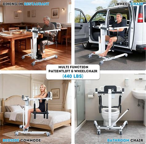 Electric Patient Lift Transfer Chair 5 In 1 Folding Philippines Ubuy