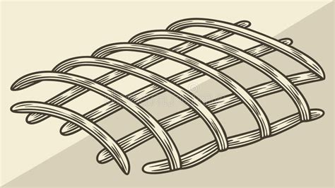 Woven Grid Texture Fabric Pattern Design Vector Design Generative Ai Stock Vector