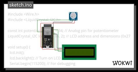 21BCP132_ESP32_Potentiometer - Wokwi ESP32, STM32, Arduino Simulator