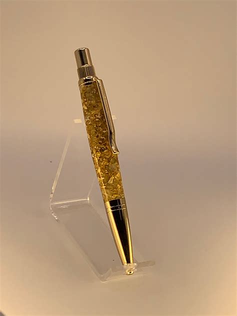 Aurum Twist Executive Gold Flake Pen Revo Woodworks