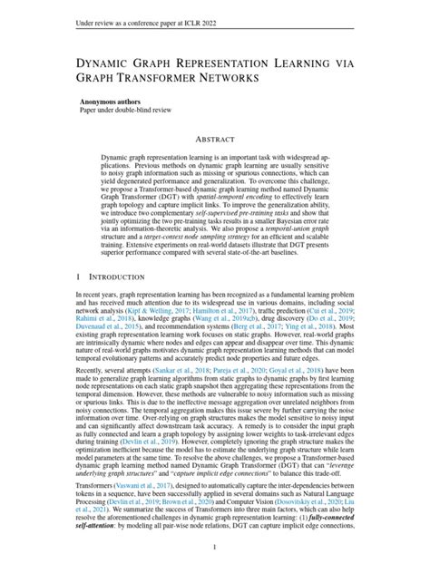 Dynamic Graph Representation Learning Via Graph Transformer Networks