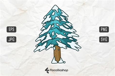 Pine Tree Vector Graphic By Flocalliastore Creative Fabrica