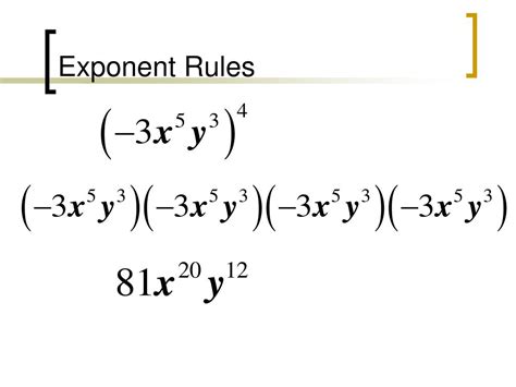 PPT Exponent Rules PowerPoint Presentation Free Download ID 3032094