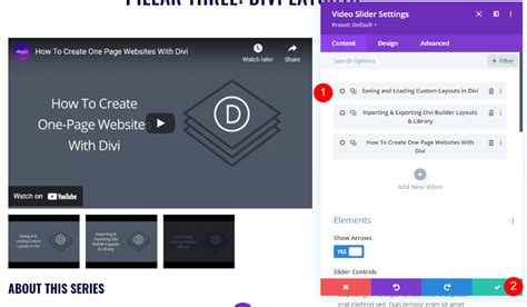 How To Create A Playlist Page With Divis Video Slider Module Ask The Egghead Inc