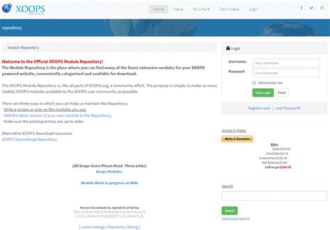 XOOPS Demo Site Try XOOPS Without Installing It