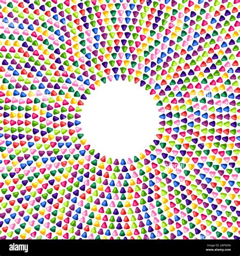 Mosaic Ceramic Tile Pattern Decorative Glass Ornament Stock Vector