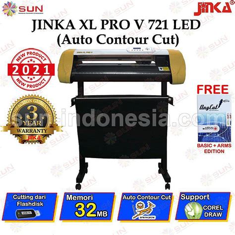 Mesin Cutting Sticker Jinka Xl Pro V 721 Led Auto Contour Cut