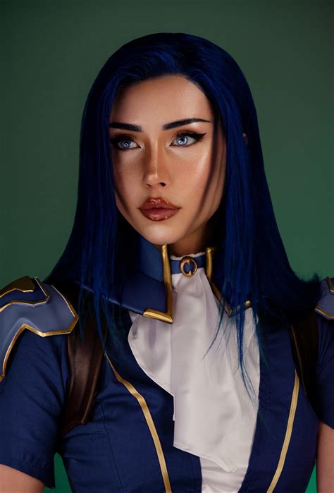 Guerra Artica Caitlyn Cosplay League Of Legends Lol Battle Academia