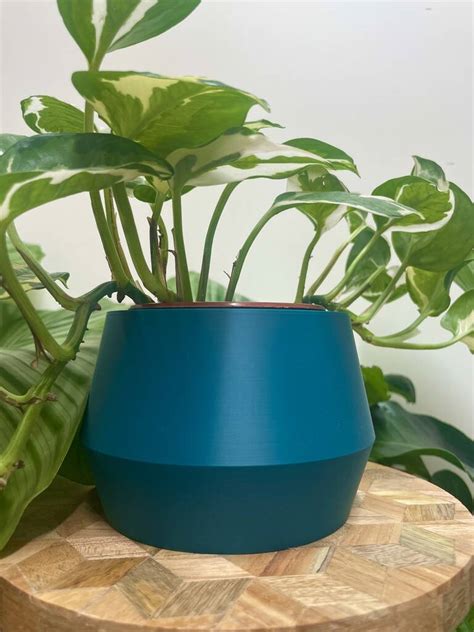 3d Printed Angled Plant Pot Stylish And Sustainable By The Pot Tailor