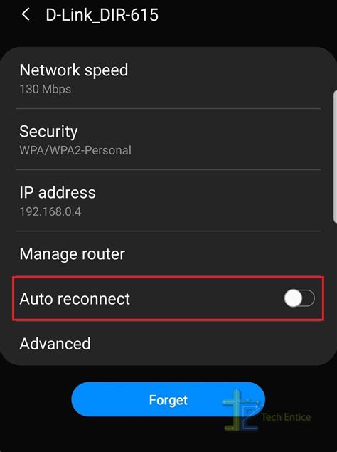 How To Enable Disable Auto Reconnect Of Wi Fi On Android One Ui For