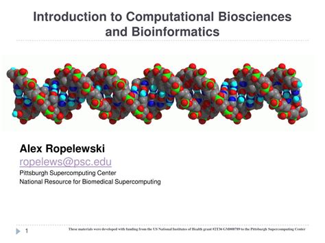 Ppt Introduction To Computational Biosciences And Bioinformatics Powerpoint Presentation Id