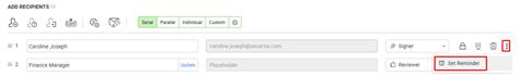 Configure Auto Reminders