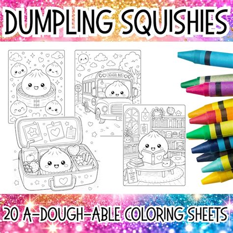 Squishy Dumplings Printable Etsy