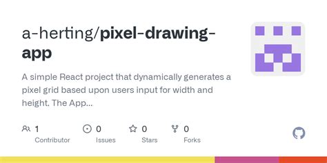 Github A Hertingpixel Drawing App A Simple React Project That