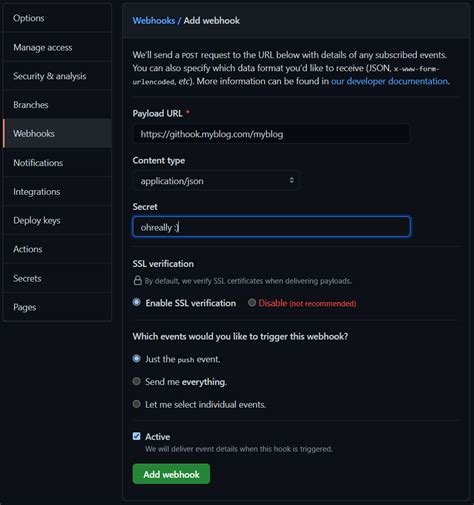 Automatic Eleventy 11ty Site Updates With Github Hooks Code And Life