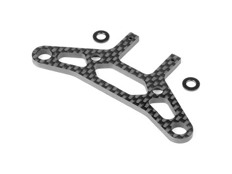 Carbon One Piece Low Profile Upper Holder For Bumper