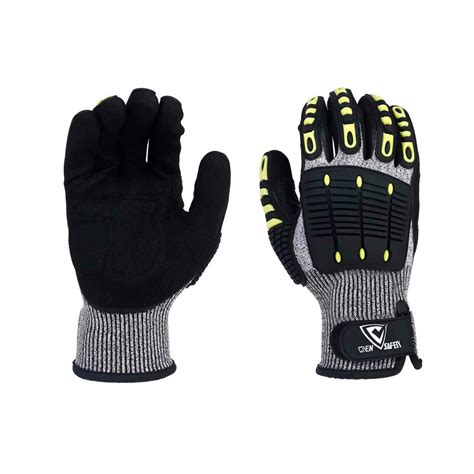 Anti Vibration And Impact Resistant Ansi A5 Cut Gloves