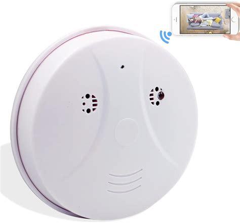 Hidden Camera Detector Smoke Detector Hd 1080p Wifi Wireless Nanny Cam With Motion Detection