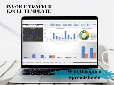 Advanced Invoice Tracker Excel Template Invoice Tracking Spreadsheet Sales Analysis Template