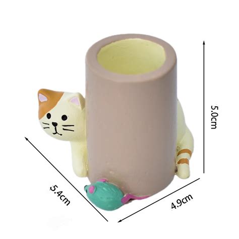 Zakka Cute Cat Pencil Holder Yolo Craft