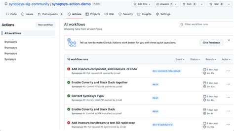 enhance dev workflows with black duck and github actions integration