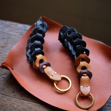 Braided Keychain Etsy